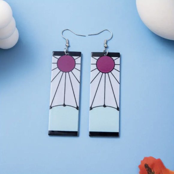 Jewelry | Demon Slayer Tanjiro Hanafuda Anime Cosplay Hook Dangle ...
